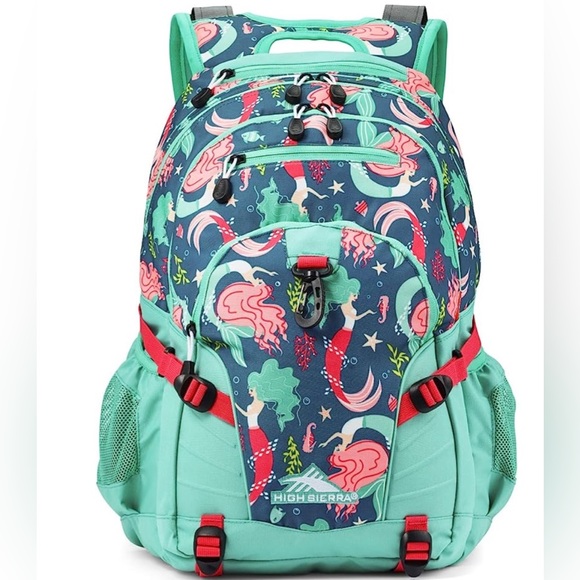 High Sierra | Bags | Euc Used Once High Sierra Mermaid Print Backpack ...